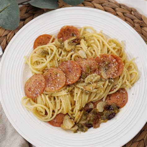 페퍼로니 할라피뇨 올리브오일 파스타 만들기 오일 스파게티 만드는법 재료 점심 메뉴 추천 네이버 블로그