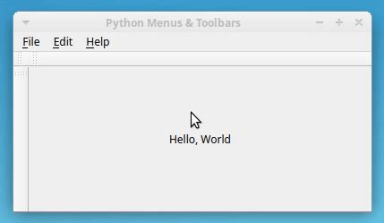 Python And Pyqt Creating Menus Toolbars And Status Bars Real Python