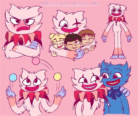 Some Cartoon Characters With Different Expressions On Them