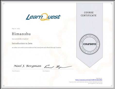 himanshu on linkedin java learnquest coursera programming javapassion learningjourney