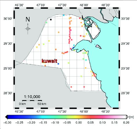 The Differences Between The Geoid Model And Gps Leveling After