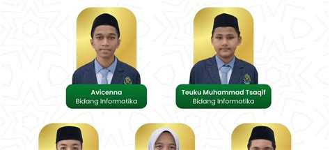 lulus seleksi kabupaten 5 santri riab akan bersaing pada olimpiade sains nasional tingkat