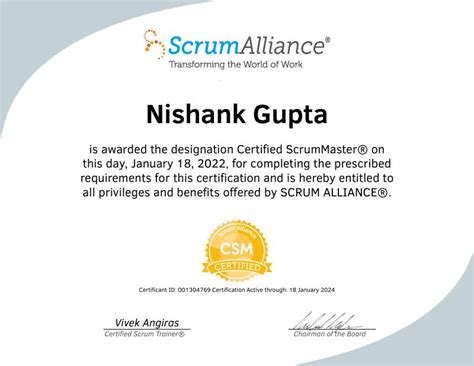 Nishank Gupta Lssgb Csm® On Linkedin Csm Scrum Agile Learning Upskilling Knowledgehut
