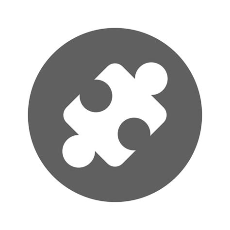 Premium Vector Matching Puzzle Solution Icon
