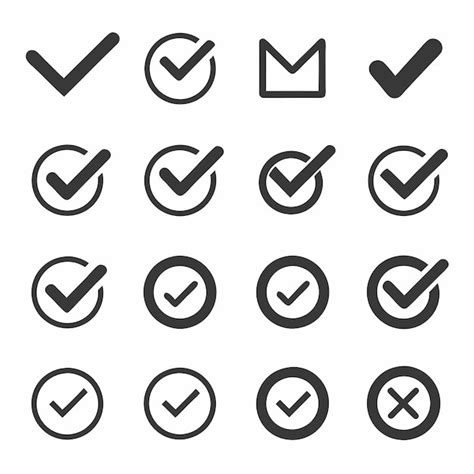 A Collection Of Icons Including A Checklist And Tick Premium AI Generated Vector