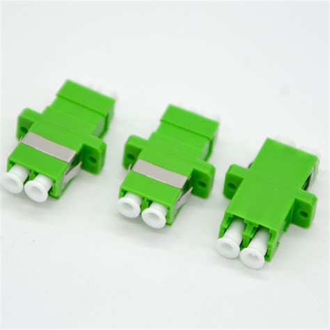 신제품 광섬유 어댑터 커넥터 Lc Apc 단일 모드 광섬유 커플러 플랜지 커넥터 브라질로 무료 배송 100pcs 통신 장비