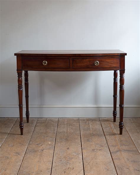 Regency Side Table Antique Side Table Dressing Table Turned Leg