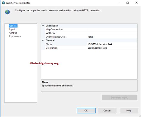 Ssis Web Service Task