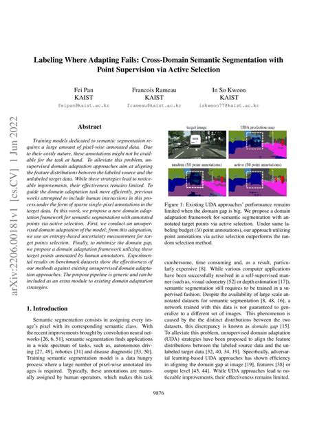 Labeling Where Adapting Fails Cross Domain Semantic Segmentation With Point Supervision Via