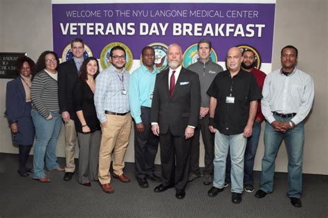 Earlier Today Nyu Langone Hosted A Recognition Breakfast For Our Veteran Employees To Thank