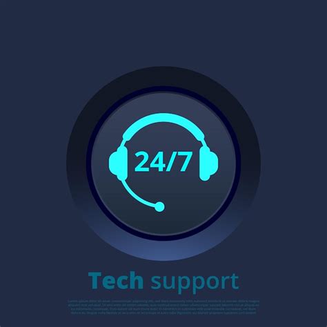 Premium Vector Tech Supportcustomer Support Service Ui Button With Flat Icon