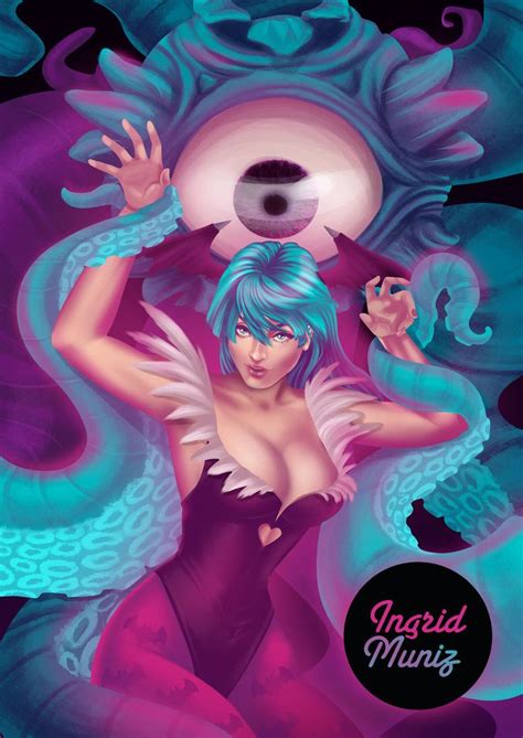 Marvel Vs Capcom Morrigan Vs Shuma Gorath By Hitomi I Marvel Vs Capcom Marvel Vs Marvel