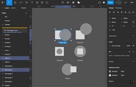 How To Use Boolean Groups In Figma