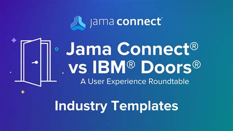 Jama Connect® Vs Ibm® Doors® Industry Templates Jama Software