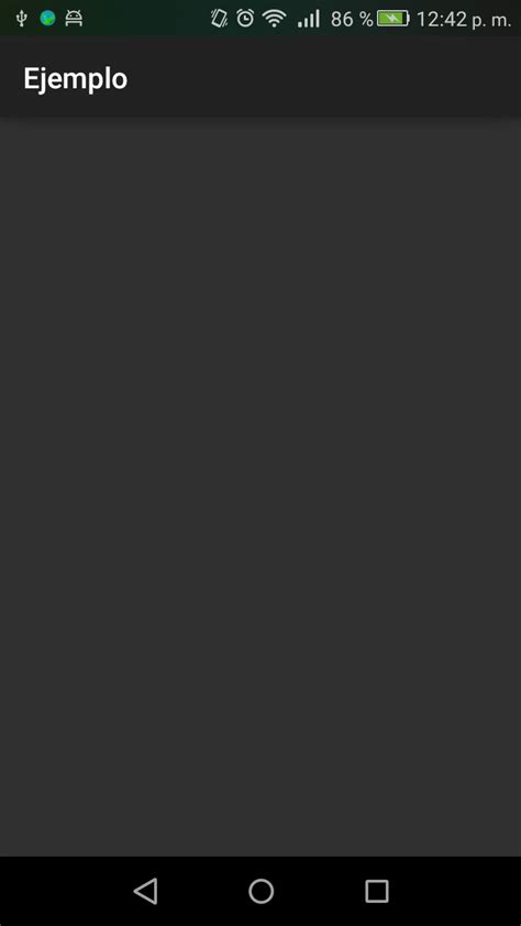 android i can not see the graphical interface on the mobile device