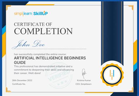 Artificial Intelligence Free Course With Certificate
