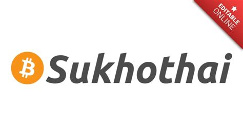 Sukhothai Fuente Bitcoin Generador De Efectos De Texto