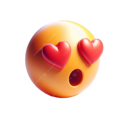 Orange Heart Emoji White Background Copy 3d Clipart 57 Off