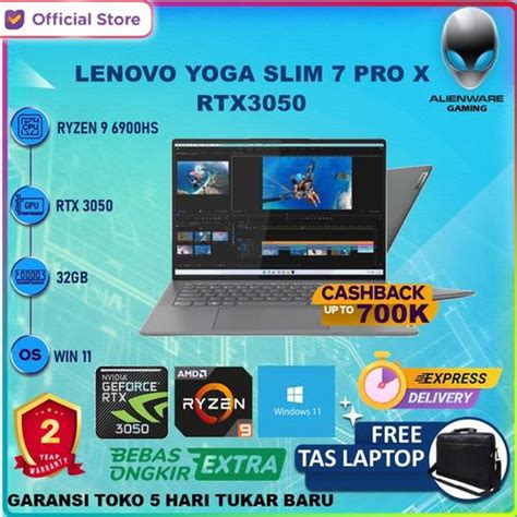 Promo Lenovo Yoga Slim Pro X K Touch Ryzen Rtx Gb Tb Non Bundling Cicil