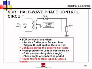 Silicon Control Rectifier Phase Control PPT