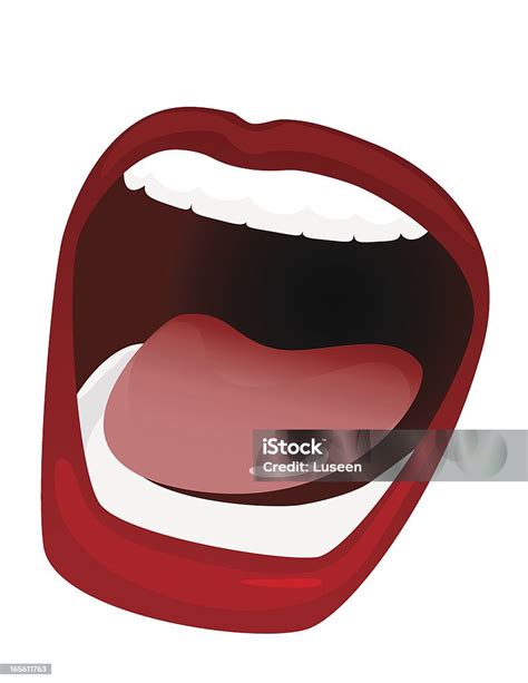 Mouth Wideopen Stok Vektör Sanatı And Ağzı Açık‘nin Daha Fazla Görseli Ağzı Açık Cut Out Kadın