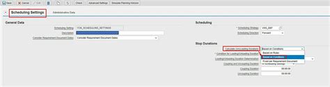 How Is Loading And Unloading Duration Calculated In SAP TM