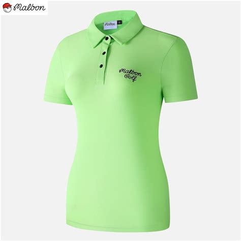 Malbon 4종 여성 파스텔톤 반팔 카라티셔츠 골퍼 엠파이어 골프웨어 레플리카 전문