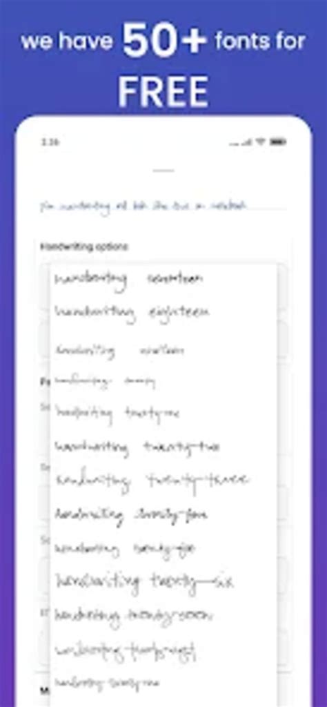 handwriter text to assignment for android download