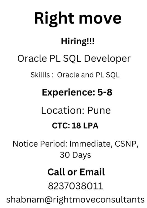 Shabnam P On Linkedin Oracle Plsqldeveloper Oracleplsqldeveloper