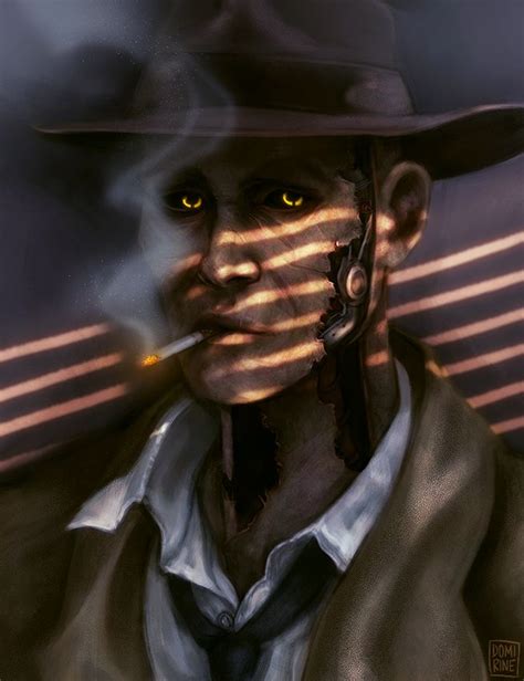Domirine Fallout Fan Art Fallout Art Fallout 4 Nick Valentine