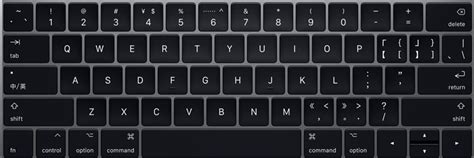 为什么新macbook Pro的键盘中美官网样式不同？ 知乎