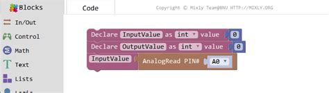 Graphical Programming Tutorial For Arduino Potentiometer Control LED Osoyoo