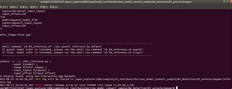 运行04 inference sh时报错 算法工具链 地瓜机器人论坛