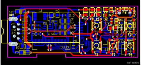 基于安全mcuoled显示屏密码认证u盾protel设计硬件（原理图pcb）ddb工程文件oledmcu Csdn博客