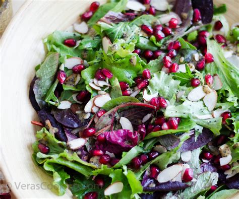 Green Salad With Poppy Seed Dressing Veras Cooking
