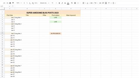 How To Create A DIY Content Calendar Life By Deanna