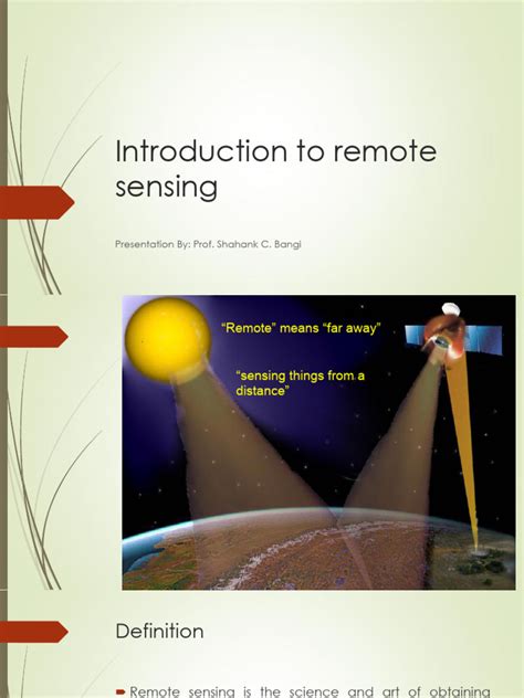 Introduction To Remote Sensing Basics Pdf