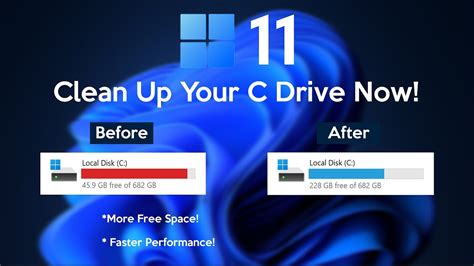 How To Clean C Drive In Windows 11 Make Your Pc Faster Youtube