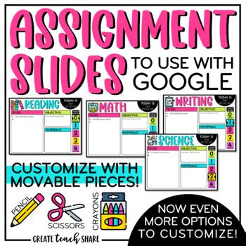 Assignment Slides Classroom Management Slides Google PowerPoint
