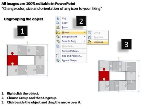 PowerPoint Layouts Growth Puzzle Process Ppt Designs
