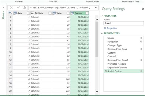 Convert A Cell Value Into A Column With Power Query Excelerator BI