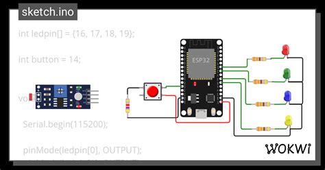 latihan5 wokwi esp32 stm32 arduino simulator