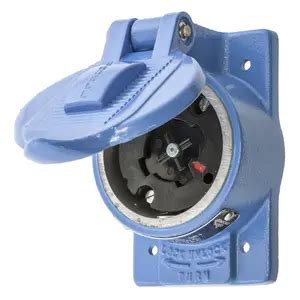 Locking Devices Hubbellock Industrial Receptacle 30a 600v Ac 20a