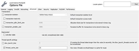 MySQL Tuning Increasing Thread Cache Size To Allow More Simultaneous