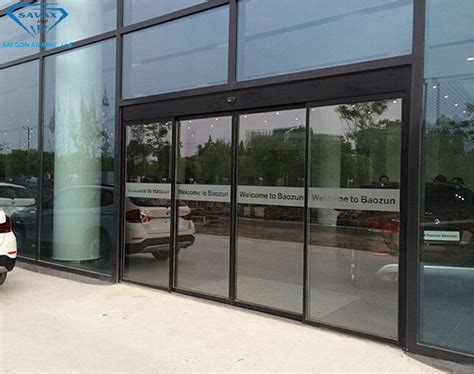 Automatic Sliding Door Operator With Linear Magnetic Drive Technology Sliding Doors Exterior
