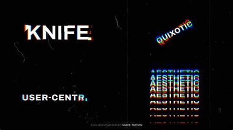 download rgb text animation ae videohive