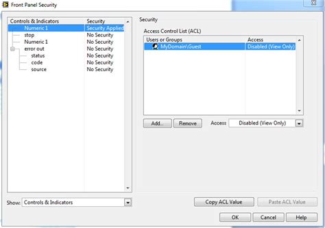 enhanced system security with the labview datalogging and supervisory control module ni