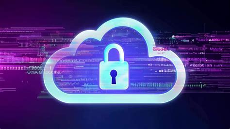 Lock Cloud Computing Network Safe Encrypted Storage Personal Data Protection Verified Technology