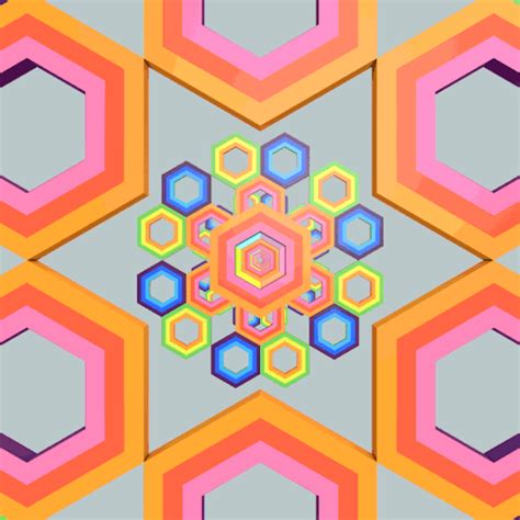 Hexagon Cube Gif WiffleGif