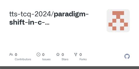 Github Tts Tcq Paradigm Shift In C Gokuleshvarkirubhakar